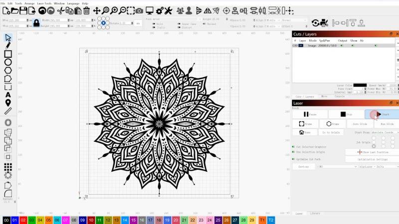 How To Laser Engrave Leather With LightBurn | Algolaser